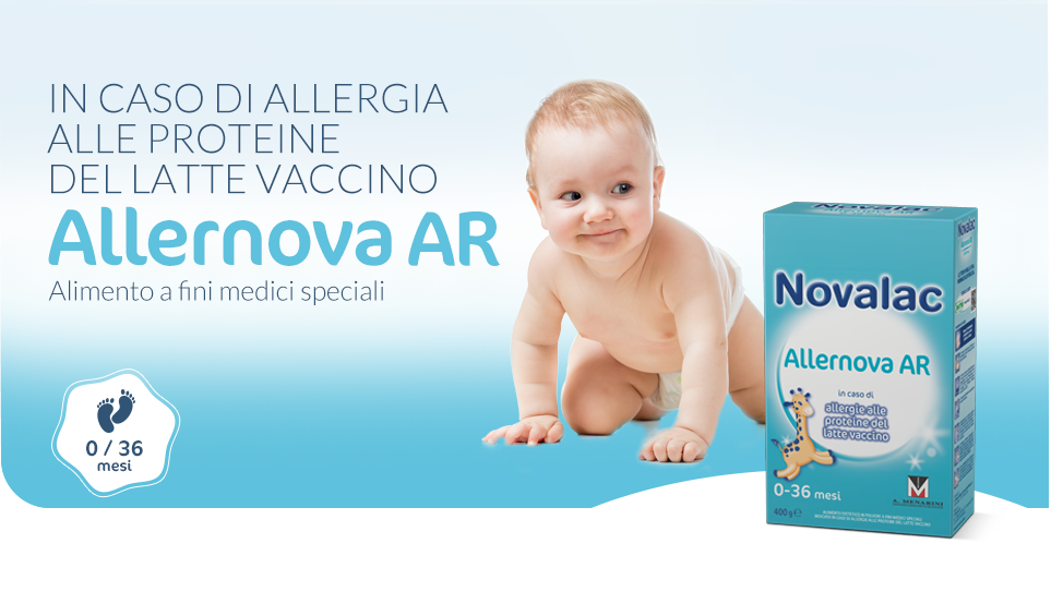 Novalac Allernova AR - Latte in polvere - Contro le allergie - Novalac